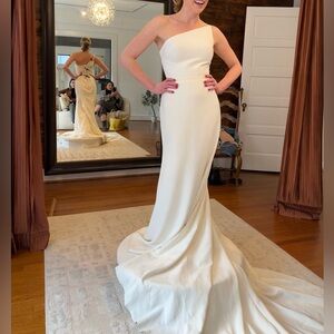 Sarah Seven | Dresses | Sarah Seven Wedding Dress With Custom ...